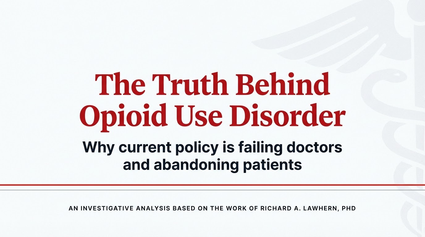 Understanding Opioid Use Disorder: Policy Failures Explained